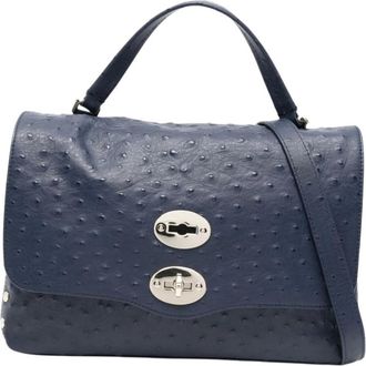 Zanellato Femme, Sacs, Bleu, Taille: ONE Size Sac &agrave; main Postina Small
