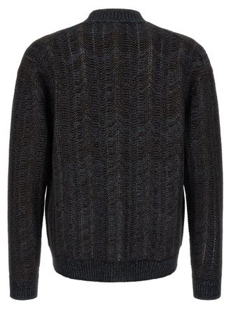 Missoni Greek Pattern Knit Cardigan - Charcoal