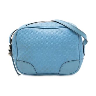 Gucci Sac bandouli&egrave;re en cuir Pre-owned - Femme - Pre-owned - Bleu - Taille: ONE Size