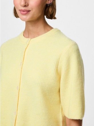 Pieces Strickjacke PCSILLY SS O-NECK KNIT CARDIGAN NOOS BC