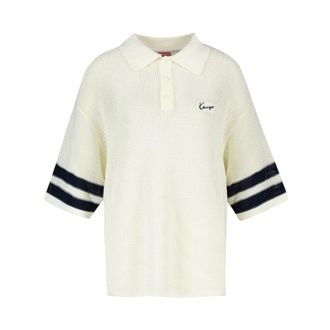 Kenzo H&auml;kel-Polo - - Tops - Herren - Wei&szlig; - L