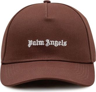 Palm Angels Homme, Accessoires, Brun, Taille: ONE Size Casquette Logo Classique