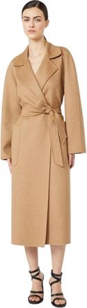 Max Mara Langer G&uuml;rtelmantel - - Coats - Damen - Braun - S