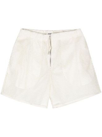 Jil Sander short en résille - Tons neutres