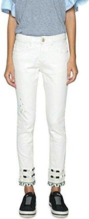 Desigual FEMMES JEANS DENIM LUNA 18SWDD22 SKINNY - Blanc - 26