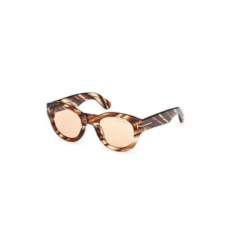 Tom Ford Authentische Lucinda Brille Premium Qualit&auml;t - - Accessories - Damen - Braun - 48 MM