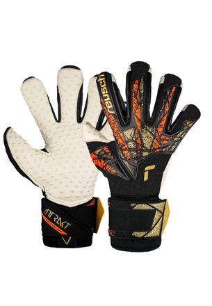 Reusch Attrakt SpeedBump Ortho-Tec Torwarthandschuhe f&uuml;r Erwachsene mit Evolution Negative Cut optimal f&uuml;r Kunstrasen