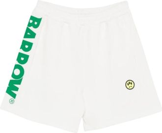 Barrow Barrow, Homme, Shorts, Blanc, Taille: M Sudadera Sweatshorts