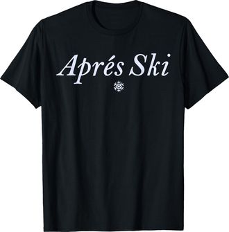 Trendy Apparel Apr&eacute;s Ski Winter Snowflake T-Shirt