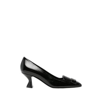 Sergio Rossi Lederschuh - - Shoes - Damen - Schwarzk - 37 EU