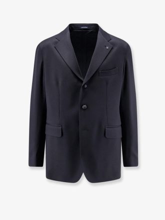 Tagliatore Single-breasted stretch virgin wool blazer - TAGLIATORE - gender_Man