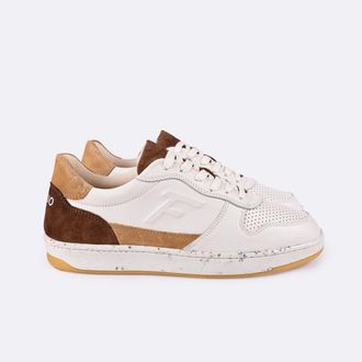 Faguo Baskets &eacute;cru & semelle marron - ALDER