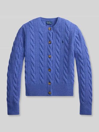 Polo Ralph Lauren Regular Fit Strickjacke aus Wolle mit Kaschmir-Anteil