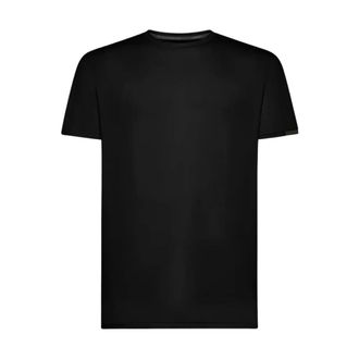 Roberto Ricci Design Monochromes Oxford-Gewebe T-Shirt - - Tops - Herren - Schwarzk - XL