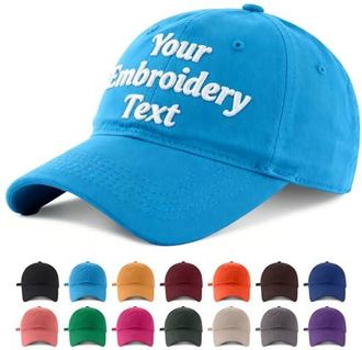 Generic Casquette Personnalisable,Casquette Baseball Homme Femme Personnalisée avec Broderie Texte, Chapeau Golf LAlpinisme Tennis Fitness Pêche (FR/ES, Alpha