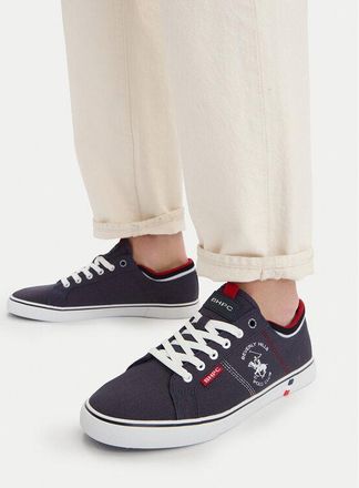 Beverly Hills Polo Club Sneakers aus Stoff CEO- JULIO-01 VSS Dunkelblau
