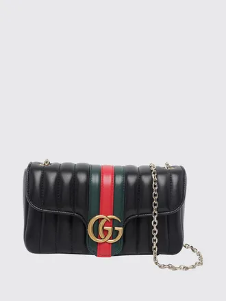 Gucci GG Marmont Mini-Umh&auml;ngetasche aus Matelass&eacute;-Nappaleder