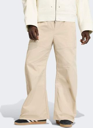 adidas Originals Premium Essentials - Pantalon large - Kaki taupe-Vert