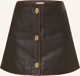 Claudie Pierlot Claudie Pierlot Lederrock braun