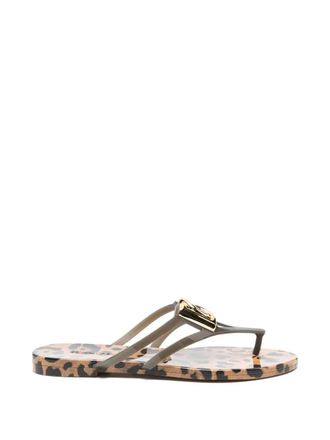 Dolce & Gabbana Tongs &agrave; fleurs