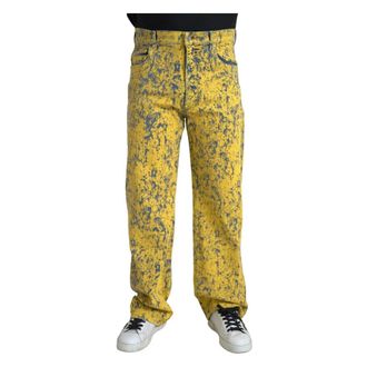 Dolce & Gabbana Gerades Jeans - - Jeans - Herren - Gelb - M