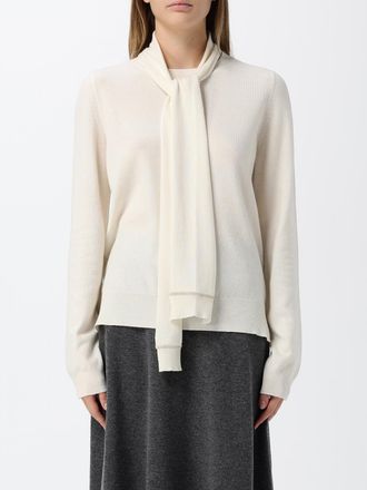 Fabiana Filippi Pullover aus Wolle, Seide und Kaschmir mit Schluppenkragen