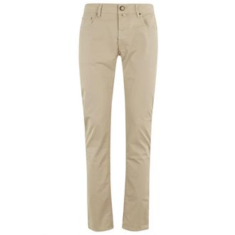 Jacob Cohen Bard Slim Fit Five Pockets Denim - - Trousers - Herren - Beige - W37