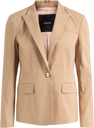 Pinko Pinko, Femme, Vestes, Beige, Taille: 40 FR Freda Jacket