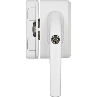 ABUS Fenstergriff-Zusatzsicherung FO500N w wei&szlig; gleichschl. AL0125