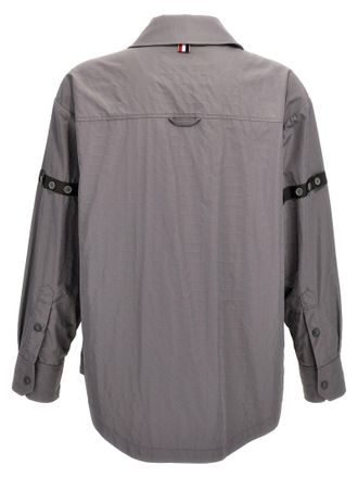 Thom Browne Mens Gray Polyamide Blouse