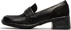 FLY London Femme ELAM574FLY Loafers, Black, 37 EU