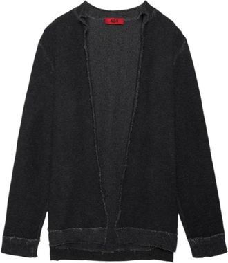 424 Homme, Pulls, Noir, Taille: L Cardigan