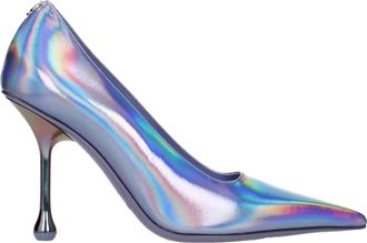 Jimmy Choo London Ixia Escarpin Femme Cuir Violet/Tanzanite