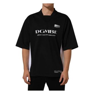 Dolce & Gabbana Homme, Tops, Noir, Taille: L T-Chemises