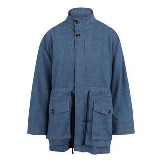 Jovonna London Damen, Jacken, Blau, MGr&ouml;&szlig;e