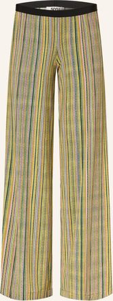Siyu Siyu Marlenehose Aus Jersey gelb