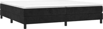 vidaXL Bettgestell ohne Matratze Schwarz 200x200 cm Samt Vidaxl