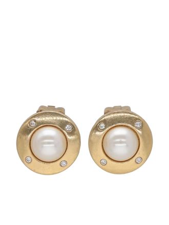 Dior Ohrringe mit CC - Gold