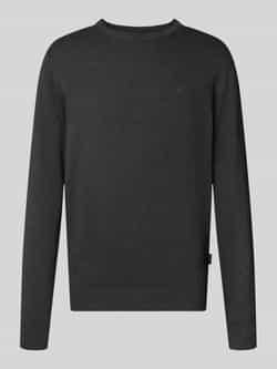 Bugatti Relaxed Fit Strickpullover aus reiner Baumwolle