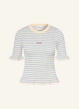 Claudie Pierlot Claudie Pierlot T-Shirt Mit R&uuml;schen blau