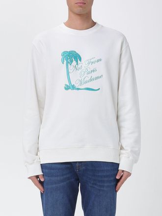 Dr&ocirc;le de Monsieur Sweatshirt Homme couleur Blanc