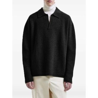 Hev&ograve; Herren, Strickwaren, Schwarzk, XLGr&ouml;&szlig;e