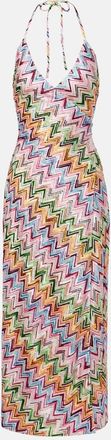 Missoni Maxikleid aus H&auml;kelstrick
