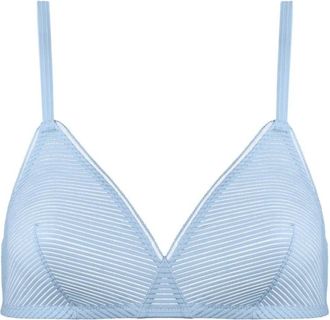 Ines De La Fressange Nantucket Breeze Triangle Bra - - Underwear - Damen - Blau - L