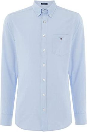 GANT REG Shirt BD Chemise Oxford Boutonnée Regular, Capri Blue, XL Homme