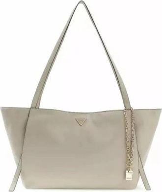 Guess Devon 3 Comp Tote - - Bags - Damen - Beige - ONE SIZE