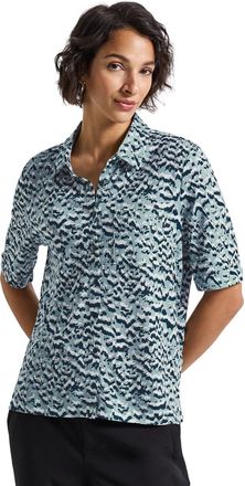 Street One Damen 3227557 Shirt Im Blusenlook, Arona Blue, 38 EU