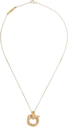 Ferragamo Femme, Accessoires, Jaune, Taille: ONE Size Giove Necklace