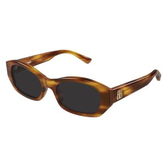 Balenciaga Runde Acetat-Sonnenbrille - - Accessories - unisex - Braun - 54 MM