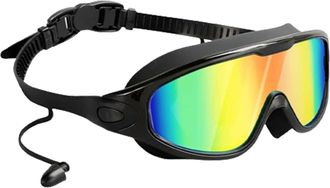 Generic Schwimmbrille F&uuml;r Erwachsene - Schwimmbrille F&uuml;r Damen Verstellbar | Taucherbrille | Klare Tauch-Panoramabrille | Unterwasserbrille | Schwimmbrille Oh